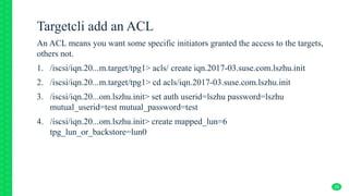 iSCSI introduction and usage | PDF
