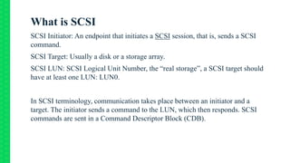 iSCSI introduction and usage | PDF