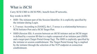iSCSI introduction and usage | PDF