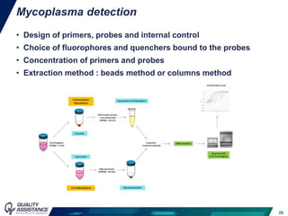 Development of quality control assays for cell-based medicinal products ...