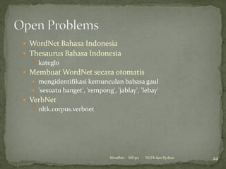 isd312-05-wordnet | PPT