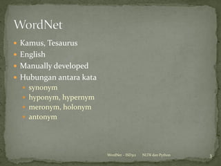 isd312-05-wordnet | PPT