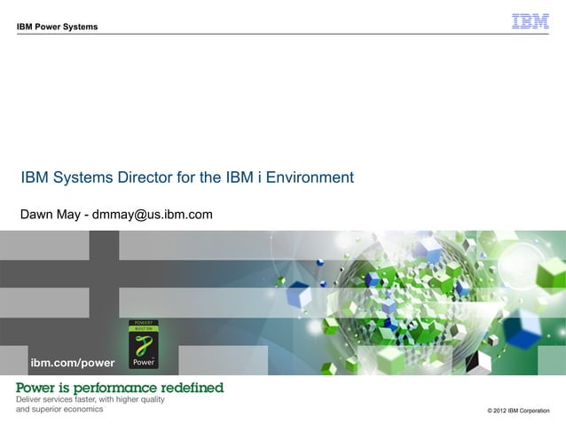 ISD 6.3 and IBM i june 2012 | PPT