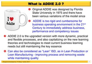 Instructional Systems Design (ISD) ADDIE 2.0 | PDF
