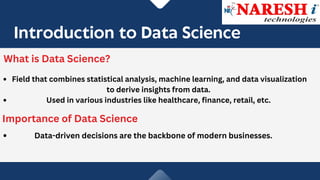 Is Data Science a Good Career In NareshIT | PPT