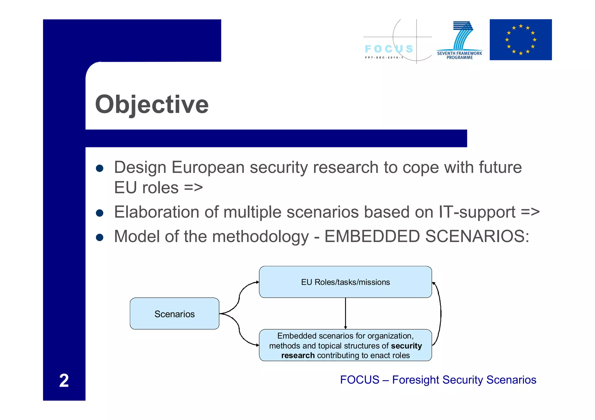 Isdefe 20120313 focus methodology v2 | PDF