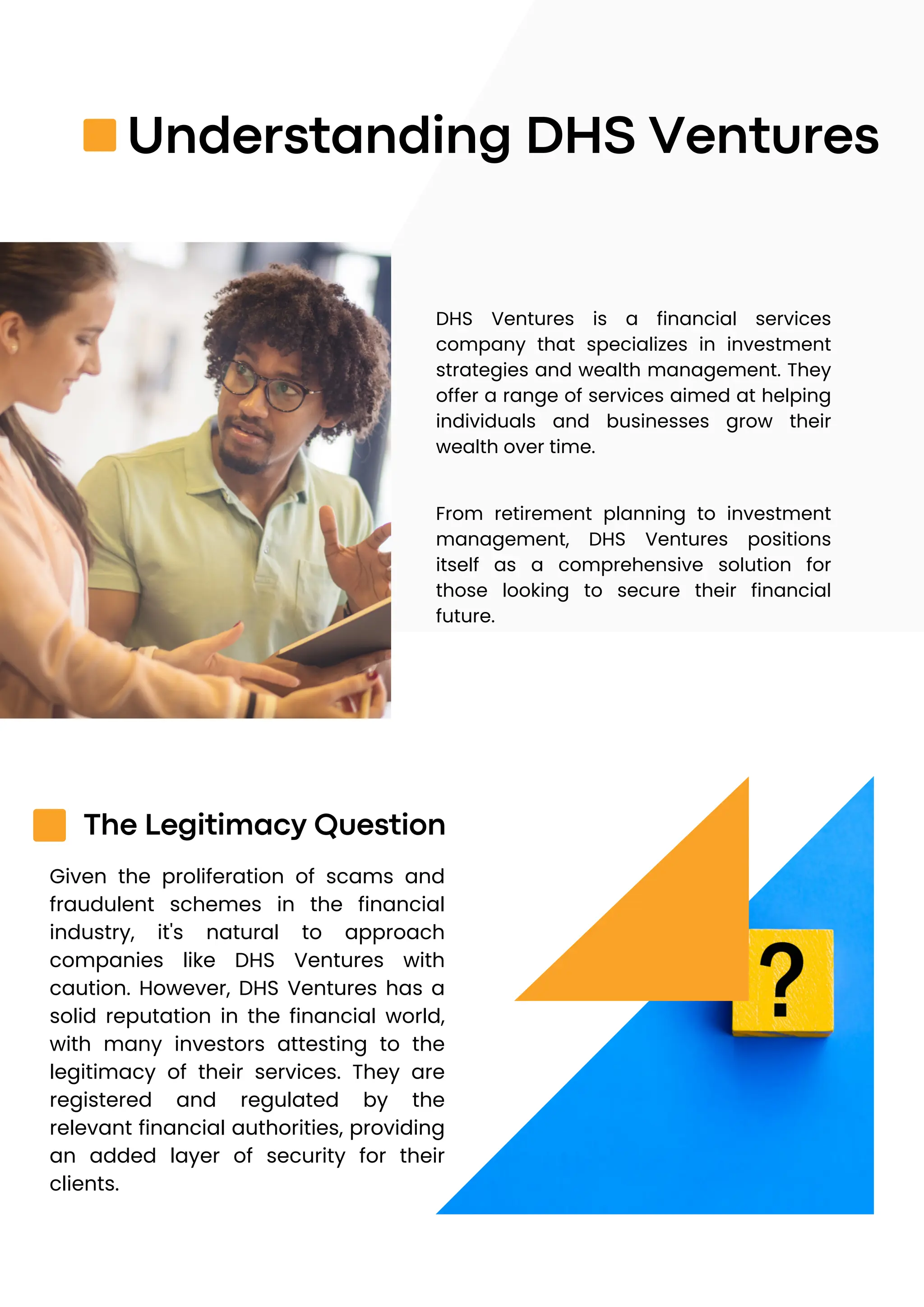 Is DHS Ventures a Legitimate Path to Wealth | PDF