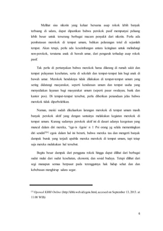 Isd indonesia keranjang sampah nikotin kel.3 | PDF