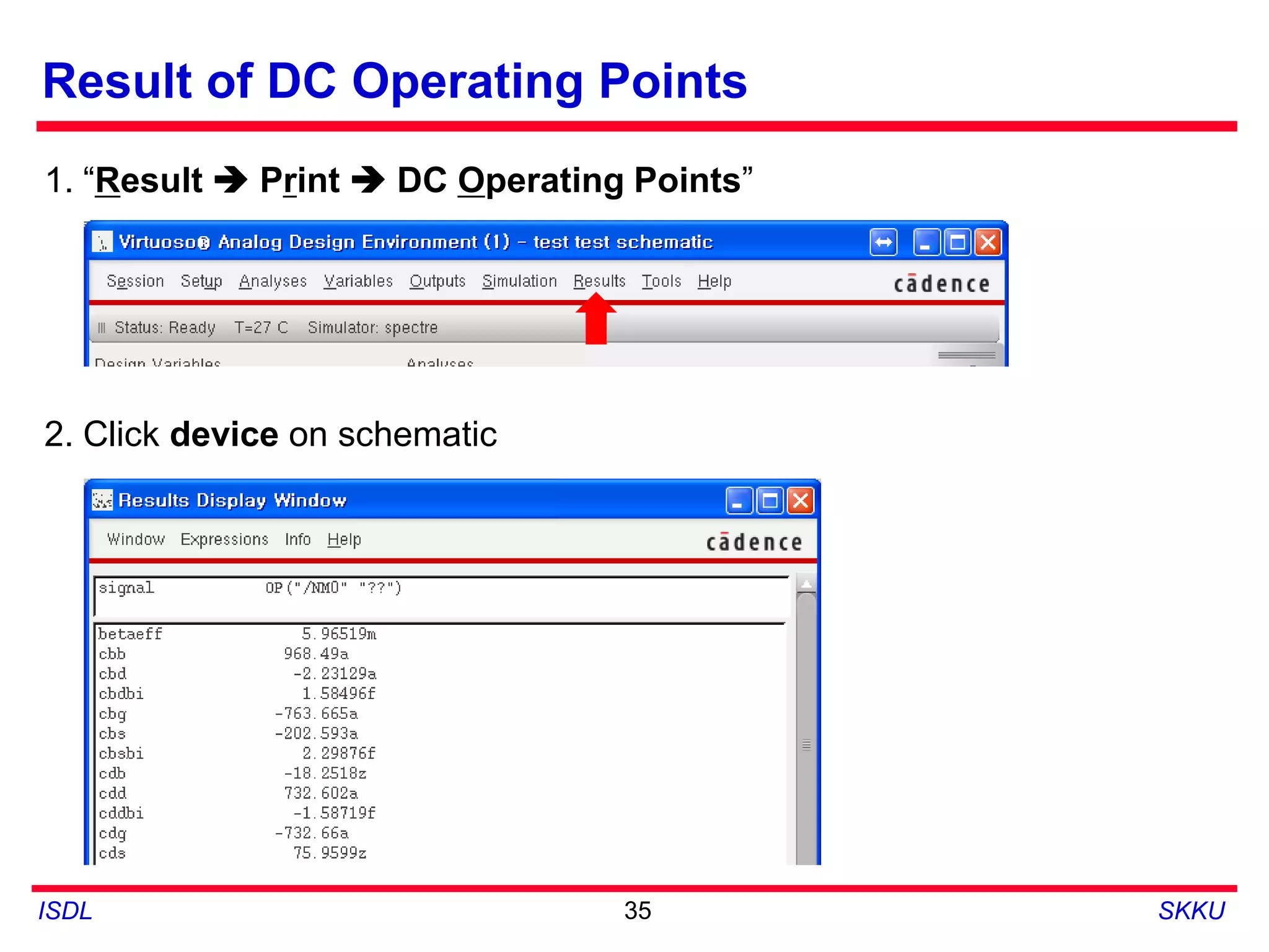 Isdl analog integratedcircuitdesign-cadence-virtuoso | PPT