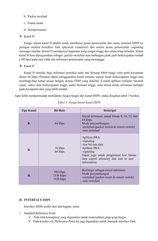 ISDN (Integrated Sevices Digital Network) | DOCX