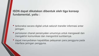 Isdn dan intelegent network | PPTX