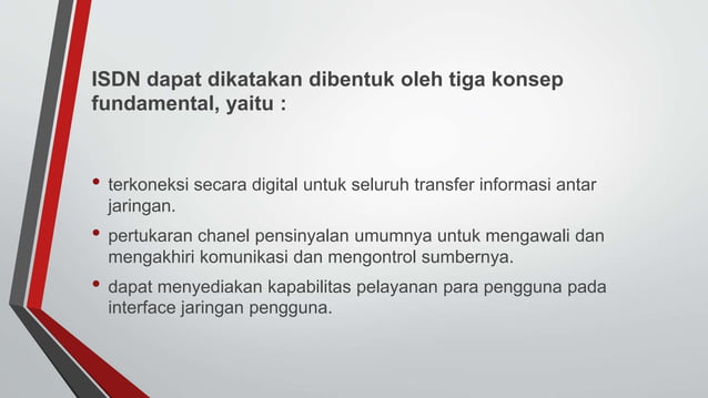 Isdn dan intelegent network | PPT