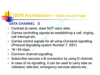 ISDN Integrated Services Digital Network | PDF