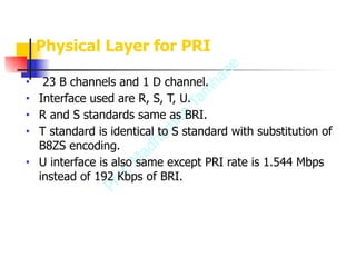 ISDN Integrated Services Digital Network | PDF