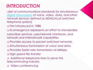 Isdn routing | PPTX | Computer Networking | Computing