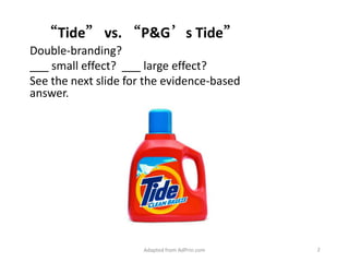 Is double branding powerful | PPTX | Advertising Industry | Industries