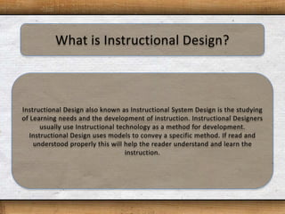 ISD Powerpoint | PPTX