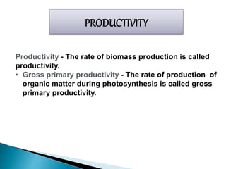 concept of ecosystem | PPTX | Geography | Science