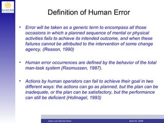 HUMAN ERROR | PPT