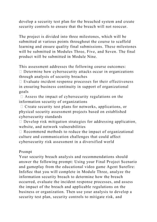 ISE 510 Final Project Guidelines and Rubric Overview The fi.docx