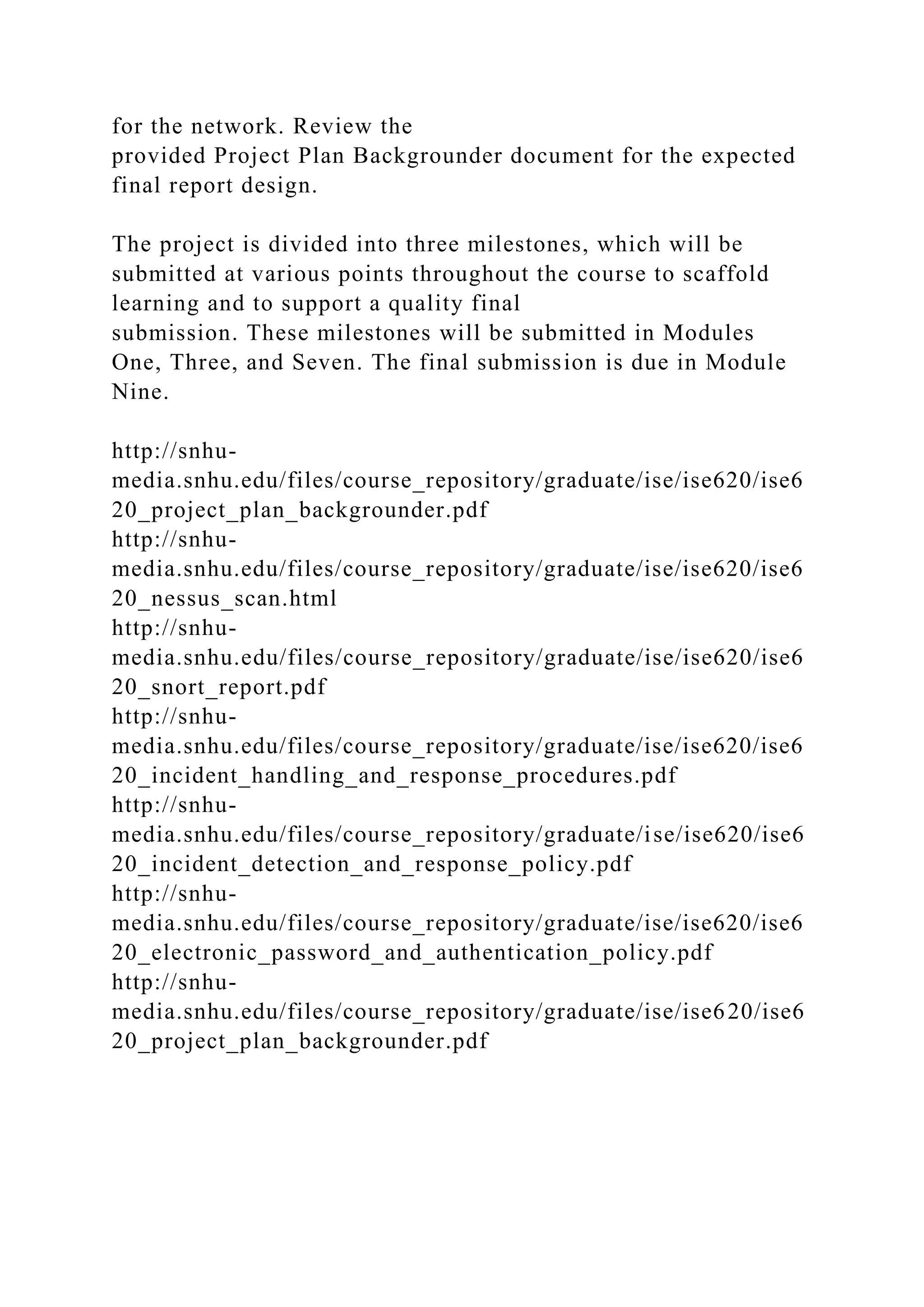 ISE 620 Final Project Guidelines and Rubric Overview .docx