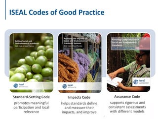 Iseal Alleance: Better Standards,Bigger Impacts | PPT