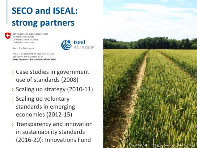 Iseal Alleance: Better Standards,Bigger Impacts | PPT