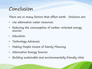 Is earth dying slowly? | PPTX