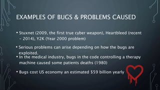 Infocomm Security: Software Bugs | PPTX