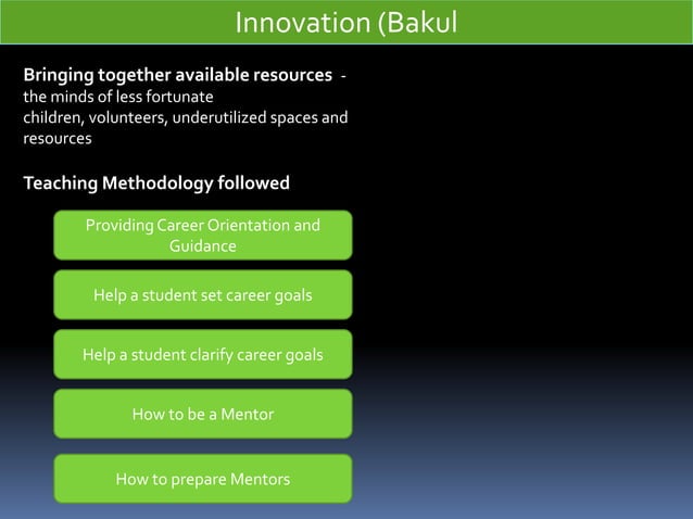 Bakul Foundation & Akanksha Foundation | PPT