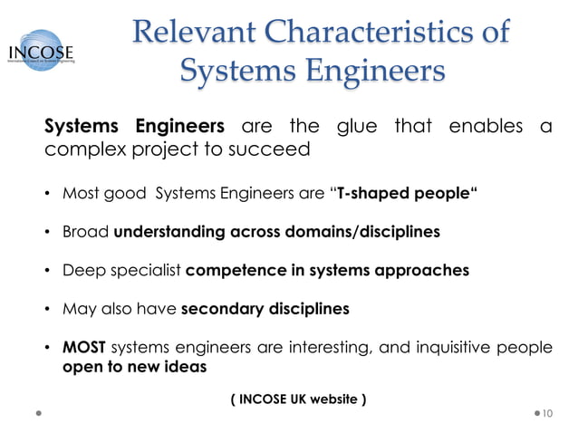 INCOSE Systems Engineering Competency Framework ( ISECF) | PDF ...