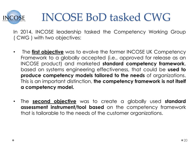 INCOSE Systems Engineering Competency Framework ( ISECF) | PDF ...