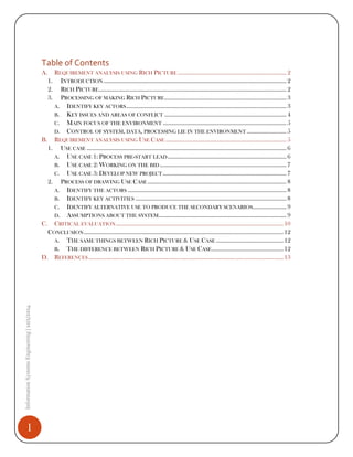 Information Systems Engineering Coursework | PDF | Business Administration | Business