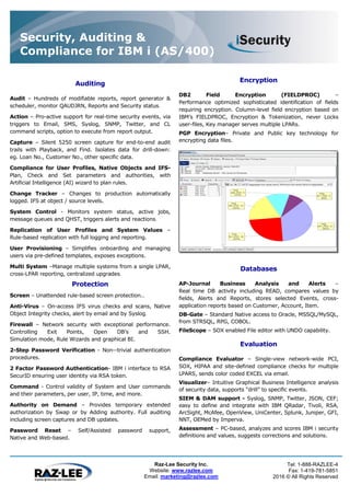 iSecurity Data Sheet March 2016 | PDF