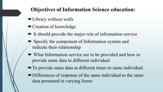 Information Science education in 21st century | PPTX