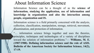 Information Science education in 21st century | PPTX | Internet | Computing