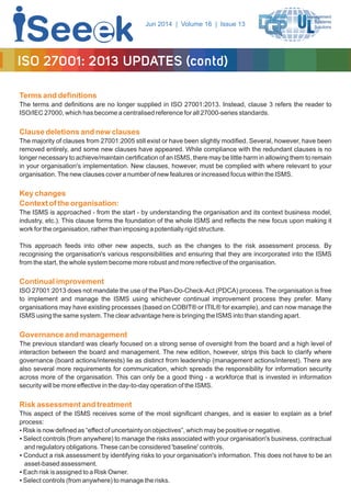 UL DQS India News Letter - iSeeek jun_2014 | PDF