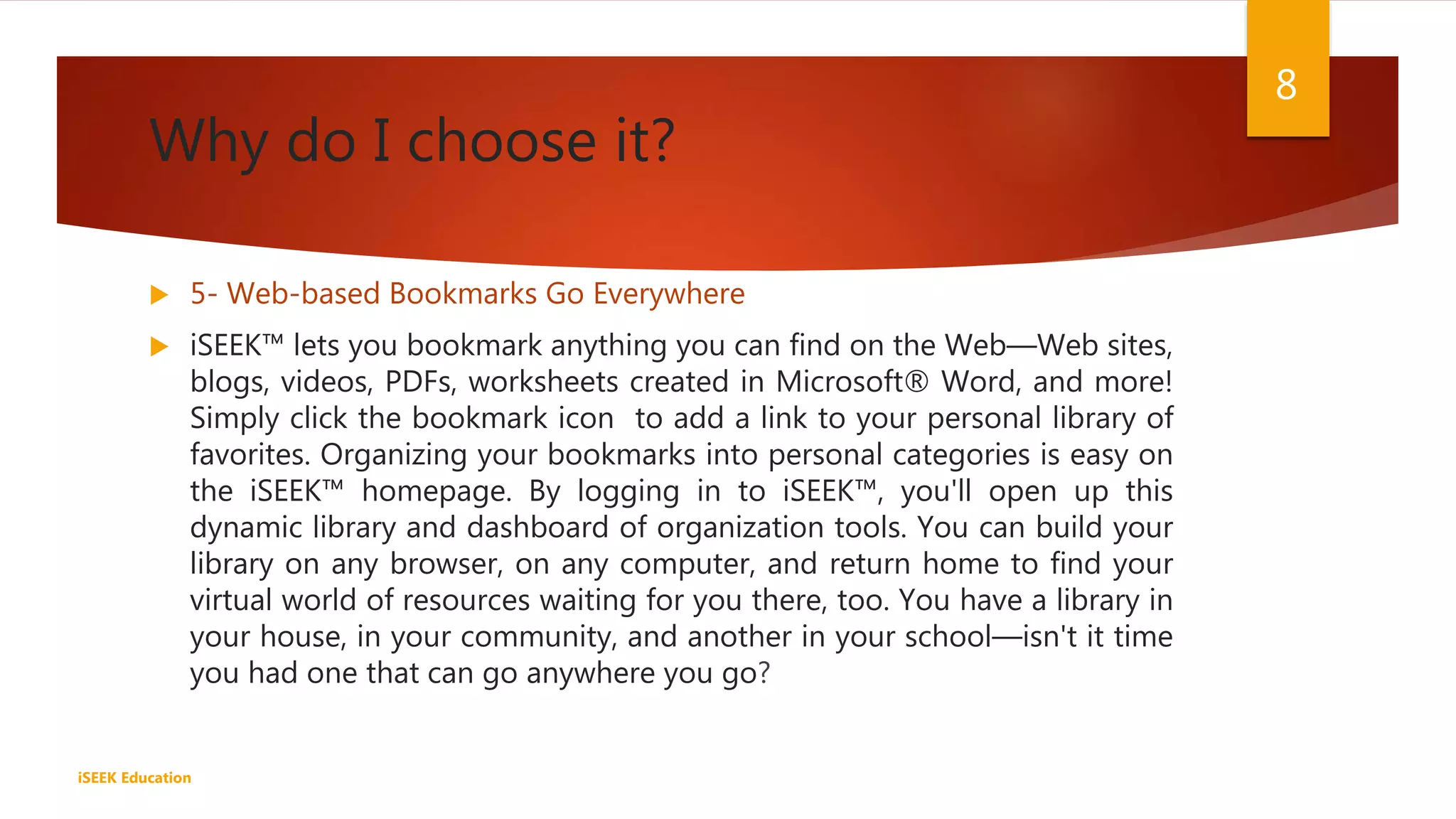 iSEEK Education | PPTX