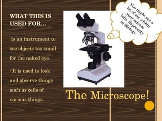 Scientific Instruments | PPT