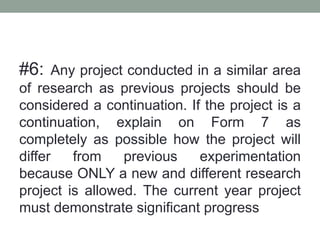 ISEF FORMS - Research for Grade 10 - Powerpoint Presentation | PPTX ...