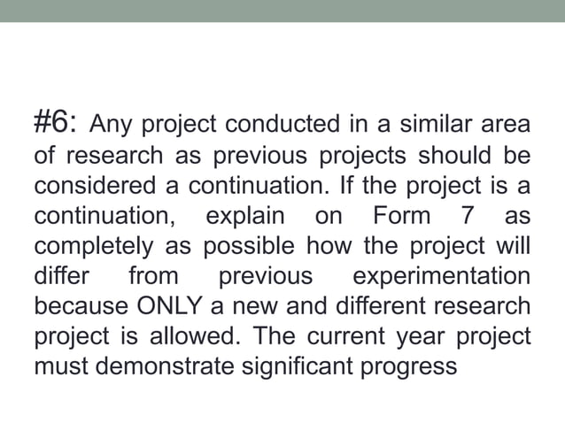 ISEF FORMS - Research for Grade 10 - Powerpoint Presentation | PPTX | Biological Sciences | Science