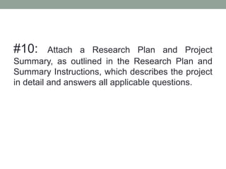ISEF FORMS - Research for Grade 10 - Powerpoint Presentation | PPTX