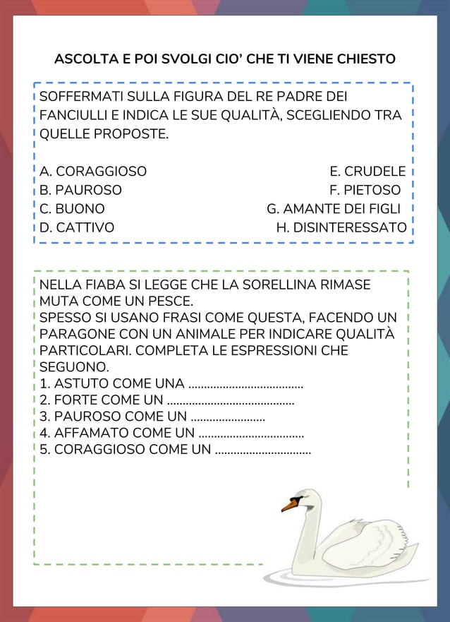 BussolaScuola - I sei cigni | PDF | Primary Education | Education