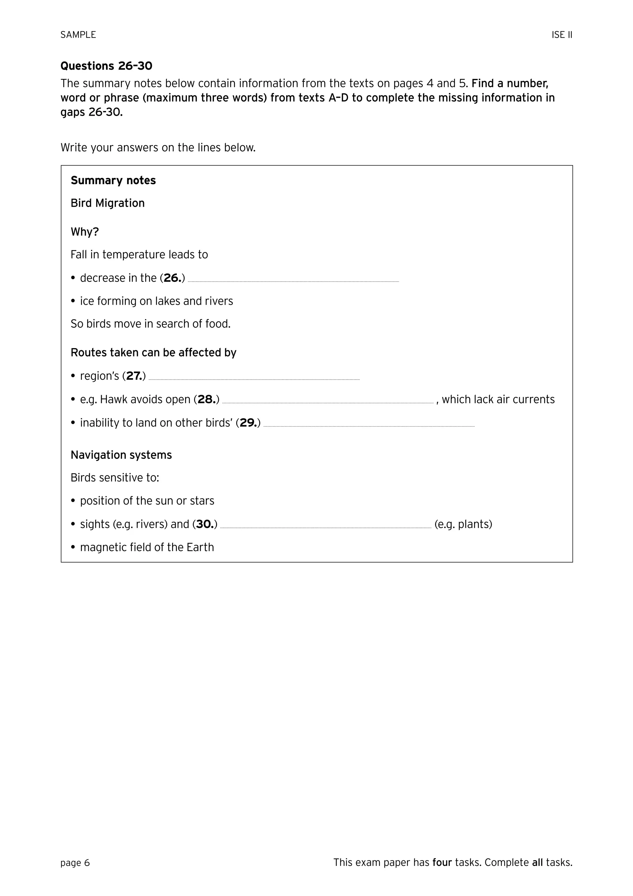 Trinity Integrated Skills in English II Sample Paper 3 (with answers) | PDF