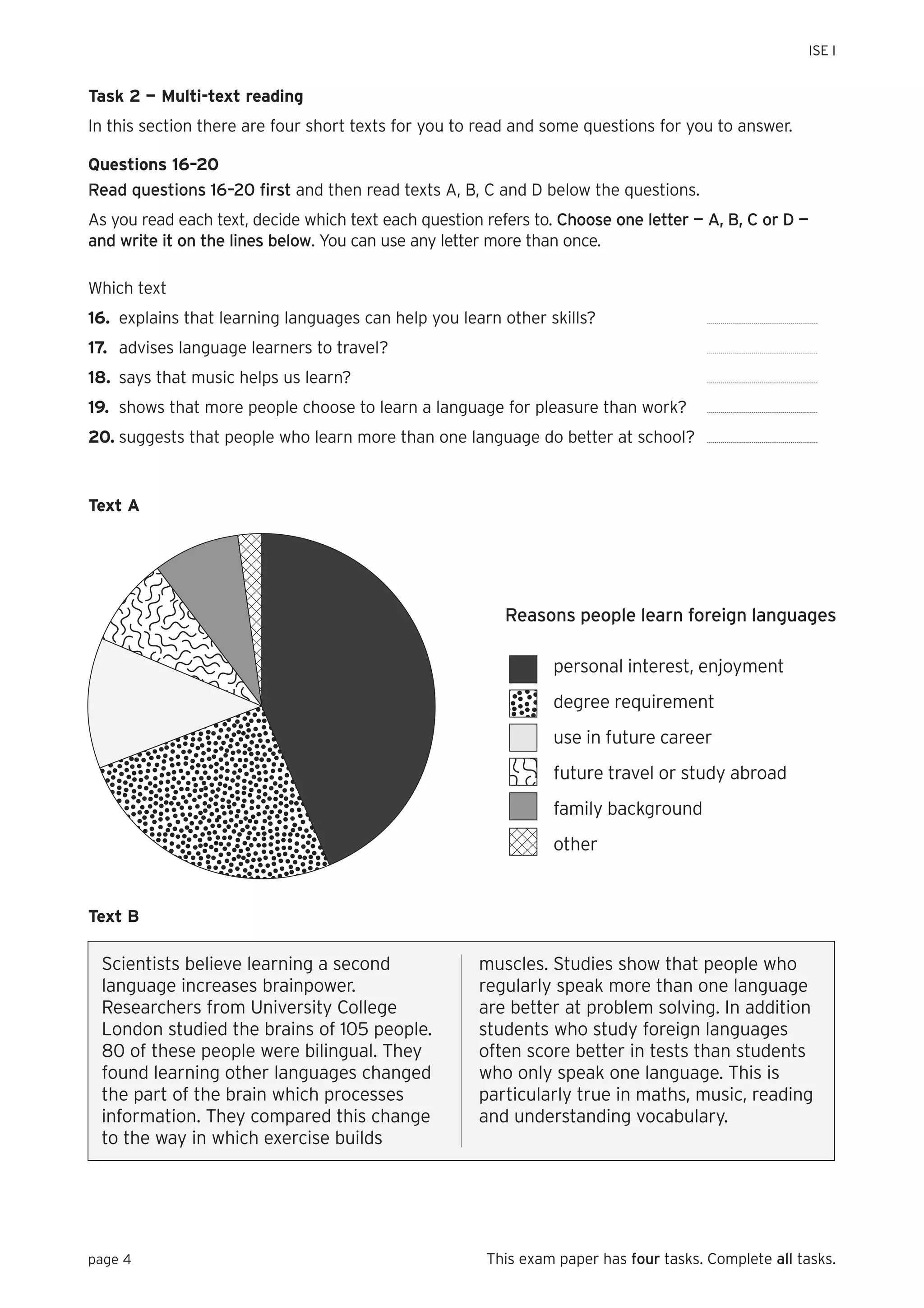 Ise i sample paper 1 (with answers) | PDF