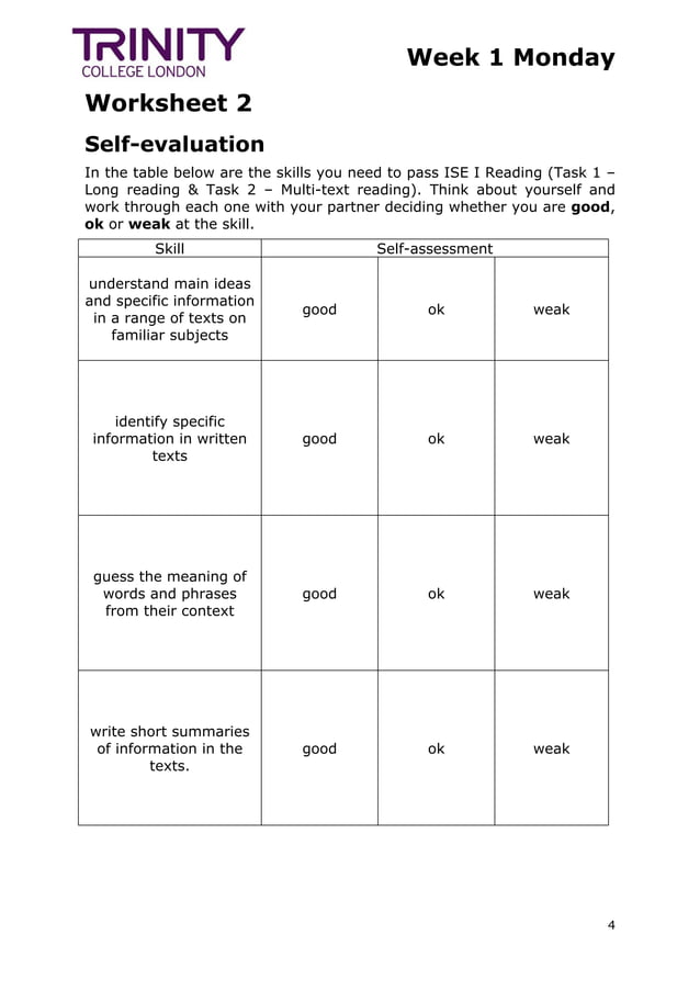 Ise i worksheets | PDF
