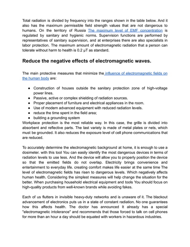 Is electromagnetic radiation dangerous to humans?Electromagnetic ...