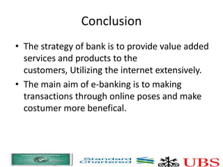 Electronic banking presentation | PPTX