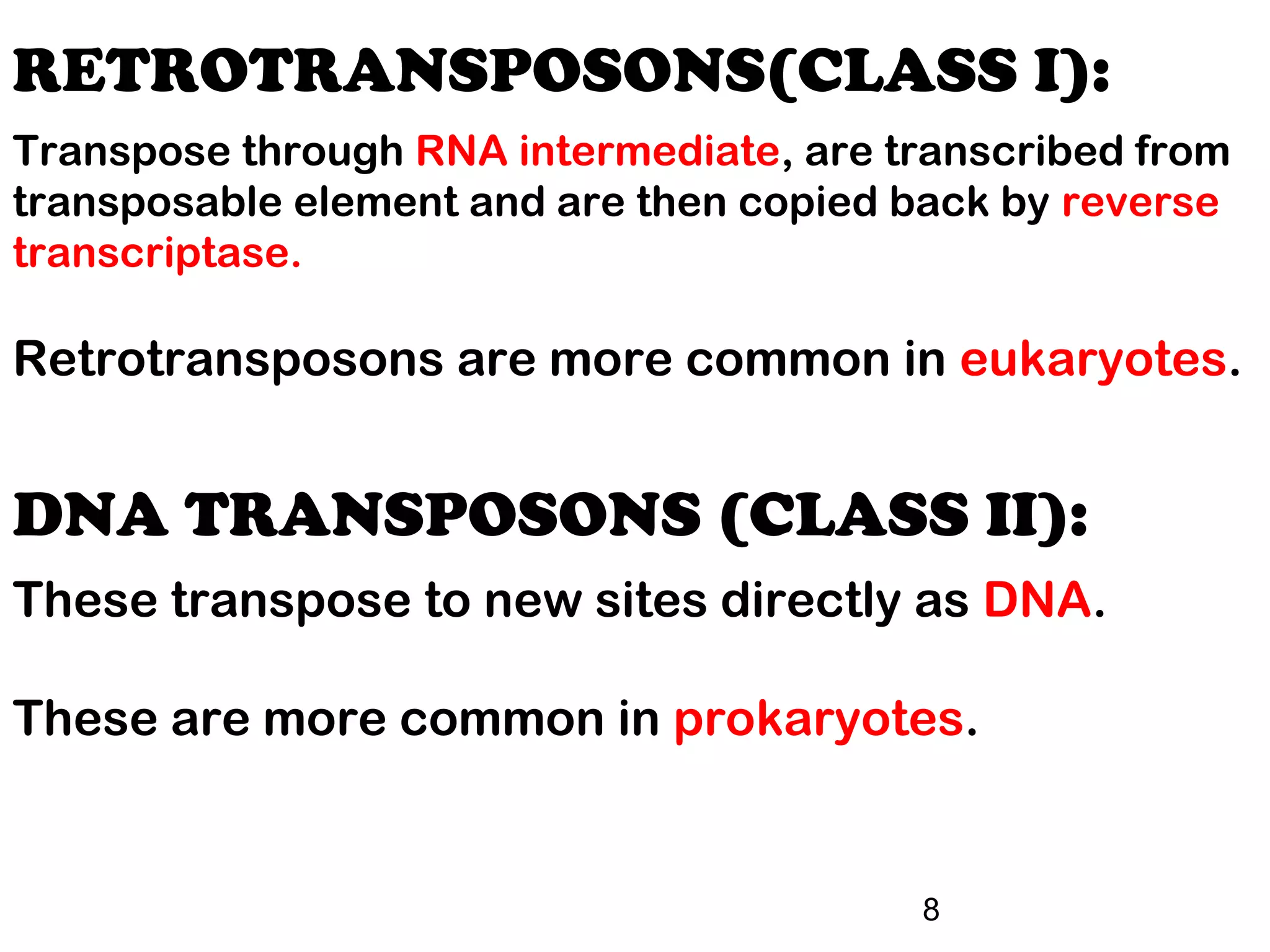 Is elements transposons final | PPT