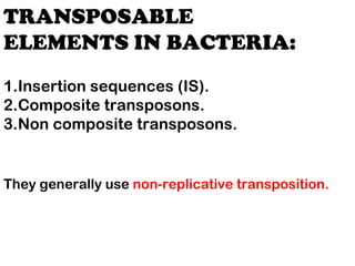 Is elements transposons final | PPT